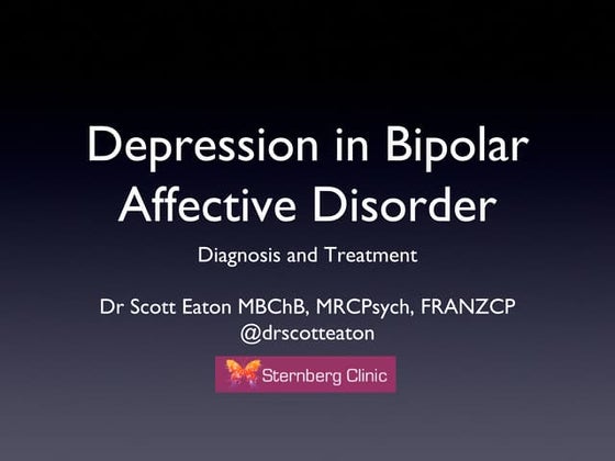 Bipolar disorder | PPTX | Brain and Nervous System Disorders | Diseases ...