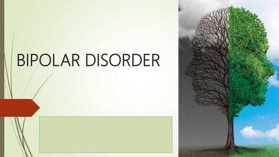 Mania. bipolar disorder. manic disorder | PPTX | Brain and Nervous ...