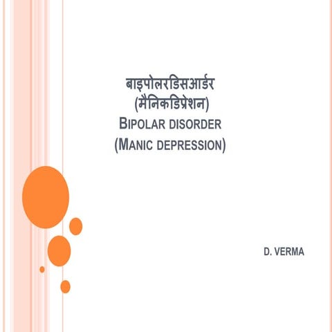 Bipolar disorder t | PPT