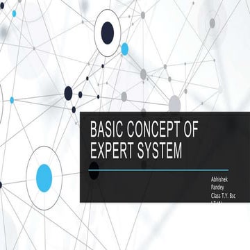 Basic Concept of Expert System | PPTX