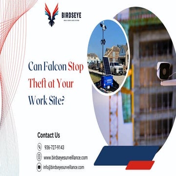 Can Falcon Stop Theft at Your Work Site? | PDF