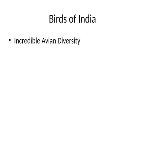 Basic information of Birds of India.pptx