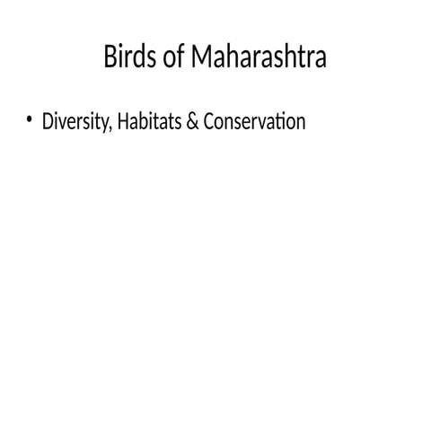 Basic information of Birds of Maharashtra.pptx