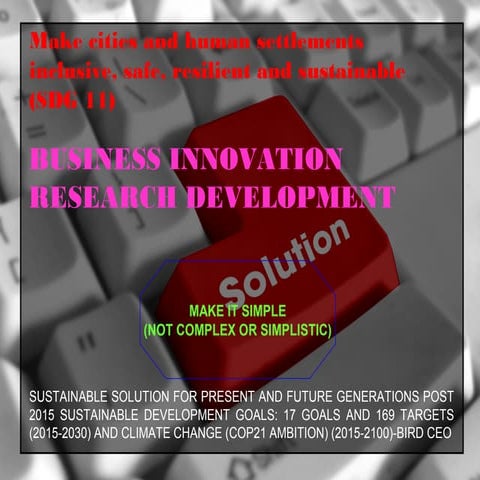 Sdg 11 presentation | PDF