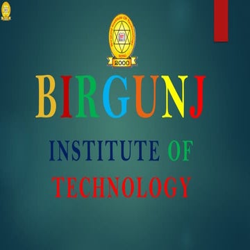 presentation of BIT Engineering College | PPTX