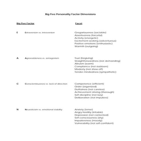 Birkman and the Big Five | PDF