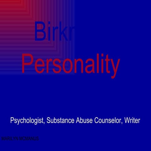 Birkman Personality Presentation | PPT