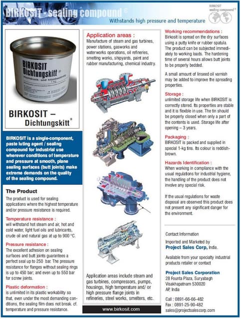 Birkosit Application Turbines | PDF