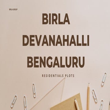 Birla Devanahalli Bangalore PDF | PDF