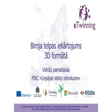 Projekts "Biroja telpas iekārtojums 3 d formātā" | PDF