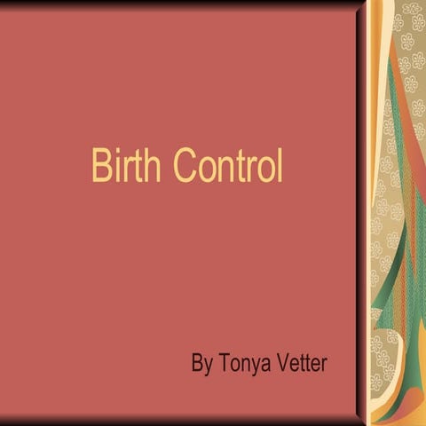 Birth Control | PPT