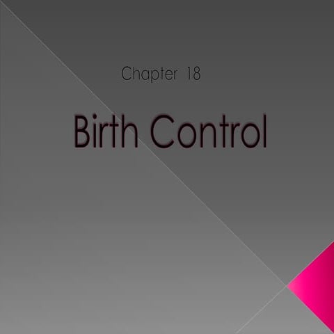 Birth control | PPTX