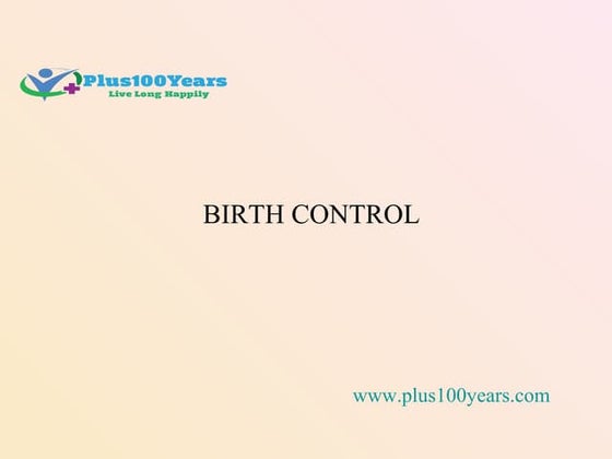 Methods of family planning | PPT
