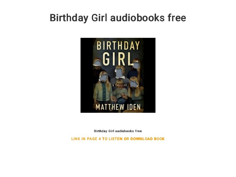 Birthday Girl Audiobooks Free