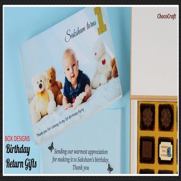 Birthday Return Gift Idea | PDF