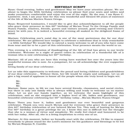 Birthday Script of a 70th Grandfather.docx