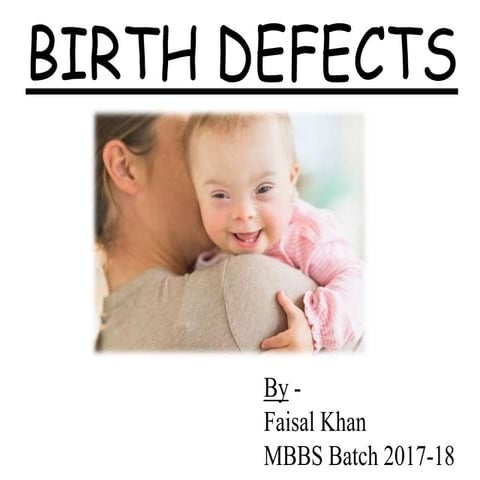 Birth defects | PPTX