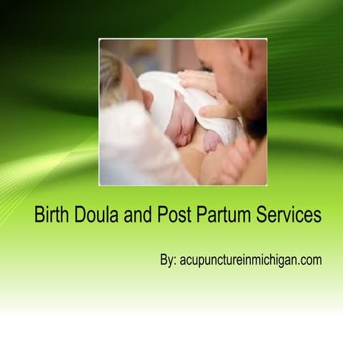 Birth Doula and Post Partum Services | PPT