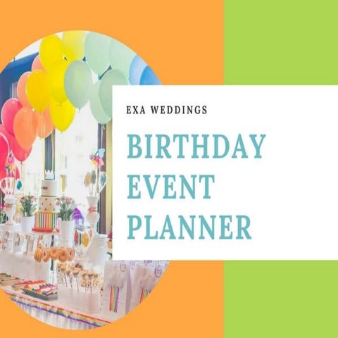 Birtheday event planner | PPTX