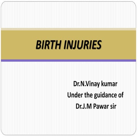 What Are The Most Common Causes Of Birthrelated Injuries