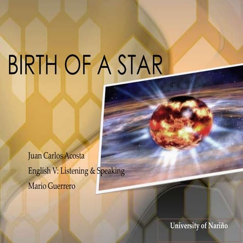 Birth of a star | PPTX