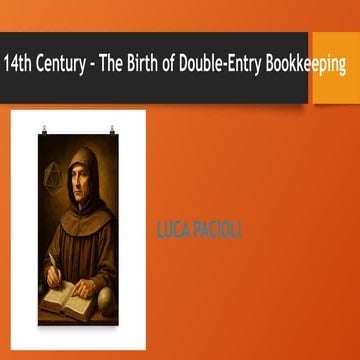 The Birth of Double-Entry Bookkeeping: Luca Pacioli and the Foundations ...