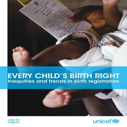 Every Child's Birth Right: Inequities & Trends in Birth Registration | PDF