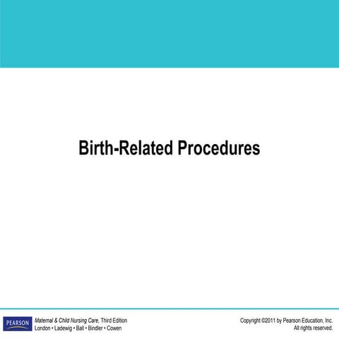 Birth related procedures 10 | PPT