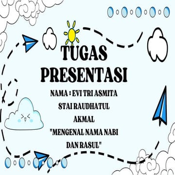 Ppt sejarah kebudayaan islam mengenal nabi dan rasul | PDF