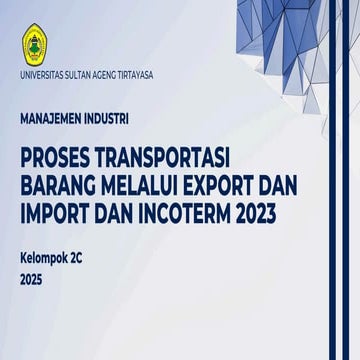100 istilah dalam ekspor impor yang wajib diketahui | DOCX