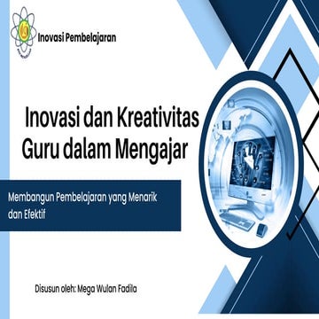 Inovasi Dan Kreativitas Guru Dalam Pembelajaran | PDF