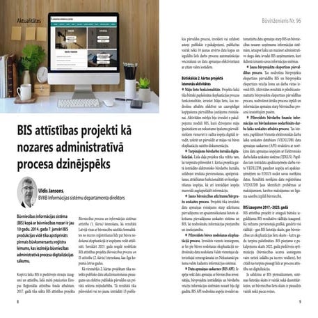 BIS attīstības projekti kā nozares administratīvā procesa dzinējspēks | PDF