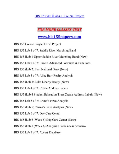 Spring 2020 excel project #1 instructions | PDF | Desktop Publishing | Computer Software and ...