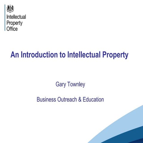 An Introduction to Intellectual Property | PPT