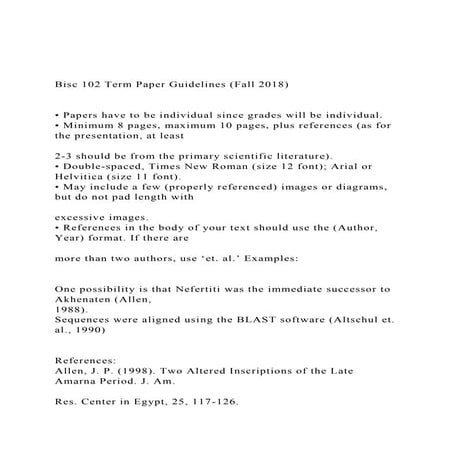 Bisc 102 Term Paper Guidelines (Fall 2018) • Papers hav.docx