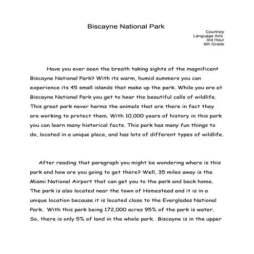 Biscayne National Park | DOC