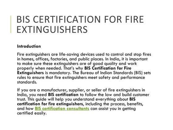 Consumer’s guide on fire extinguishers | PPT