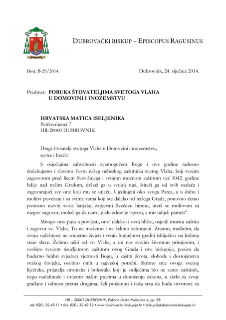 Molitva za Matu Blazekovica | DOCX