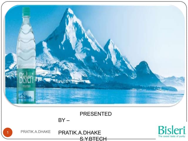 Bislery case-study | PPT