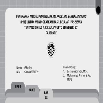BISMILLAH PPT SEMPRO SHERINA FIX UJIAN LULUS | PPTX