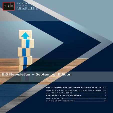 BIS newsletter – September Edition.pdf | Commodities | Economy