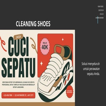 Bisnis Cuci Sepatu UTS milenial diskonn | PPTX
