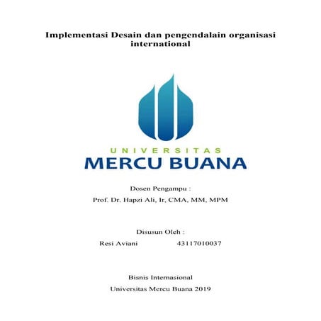 Bisnis internasional, 12, resi aviani, prof. dr. hapzi ali, ir, cma, mm ...
