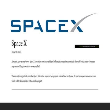 Space X project | PPTX
