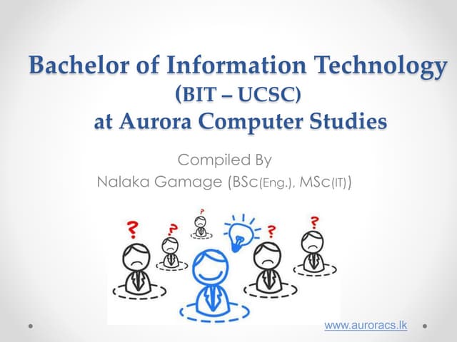 Introduction to FIT-UCSC @ Aurora | PPTX