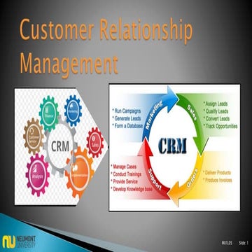 Bit120 m01 l05 - customer relationship management | PPTX