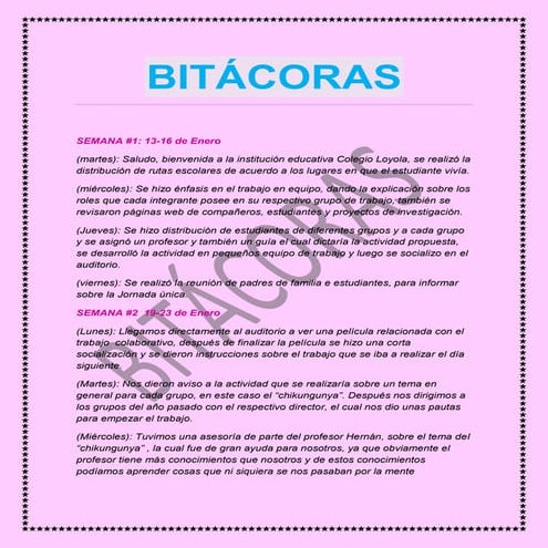 Bitacoras 1 | RTF