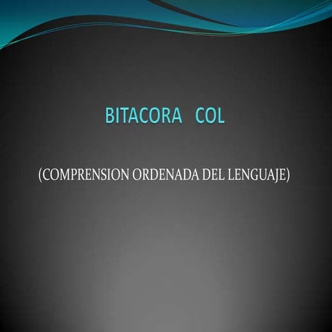 Bitacora col | PPTX
