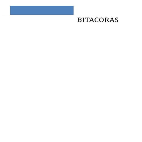 Bitacoras 1 | RTF