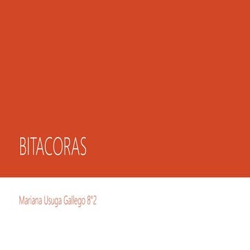 Bitácoras de laboratorio | DOCX